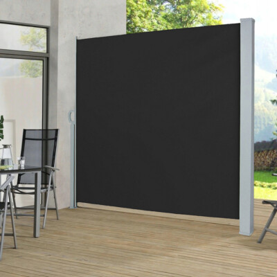 Side Awning Privacy Blind Screen Retractable Patio Canopy Windbreaker ...