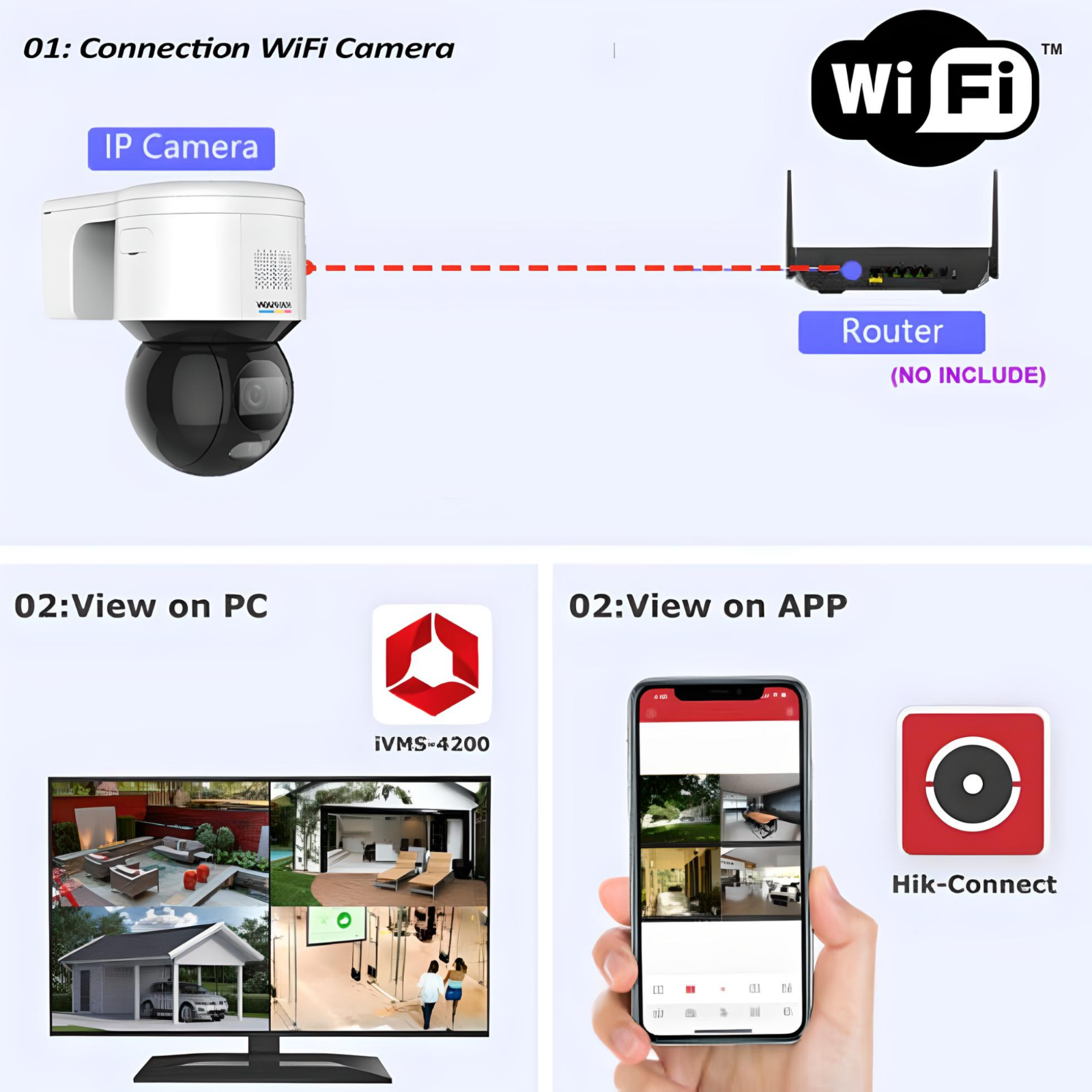 ColorVu Hikvision PT IP Camera DS-2DE3A400BW-DE(F1)(S5) 4MP Two Way ...