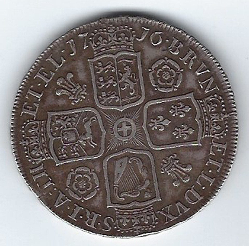 GEORGE I. Silver Crown. 1716. SECVNDO. | eBay UK