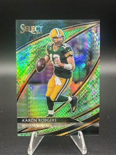 2019 Panini Select Aaron Rodgers Dragon Scale Prizm /88 Packers ...