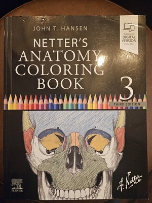 Netter's Anatomy Coloring Book Third Edition by John T. Hansen ...