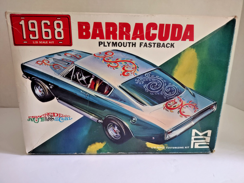 VINTAGE MPC 1968 BARRACUDA FASTBACK MODEL KIT | eBay