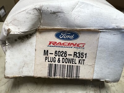NOS FORD MOTORSPORT FORD RACING 351W BLOCK PLUG AND DOWEL KIT FOR FR ...