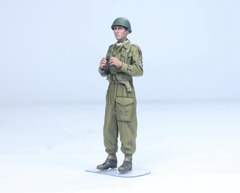 PreSale British Tank Commander (set 2) WW2 1:35 Pro Built Model | eBay