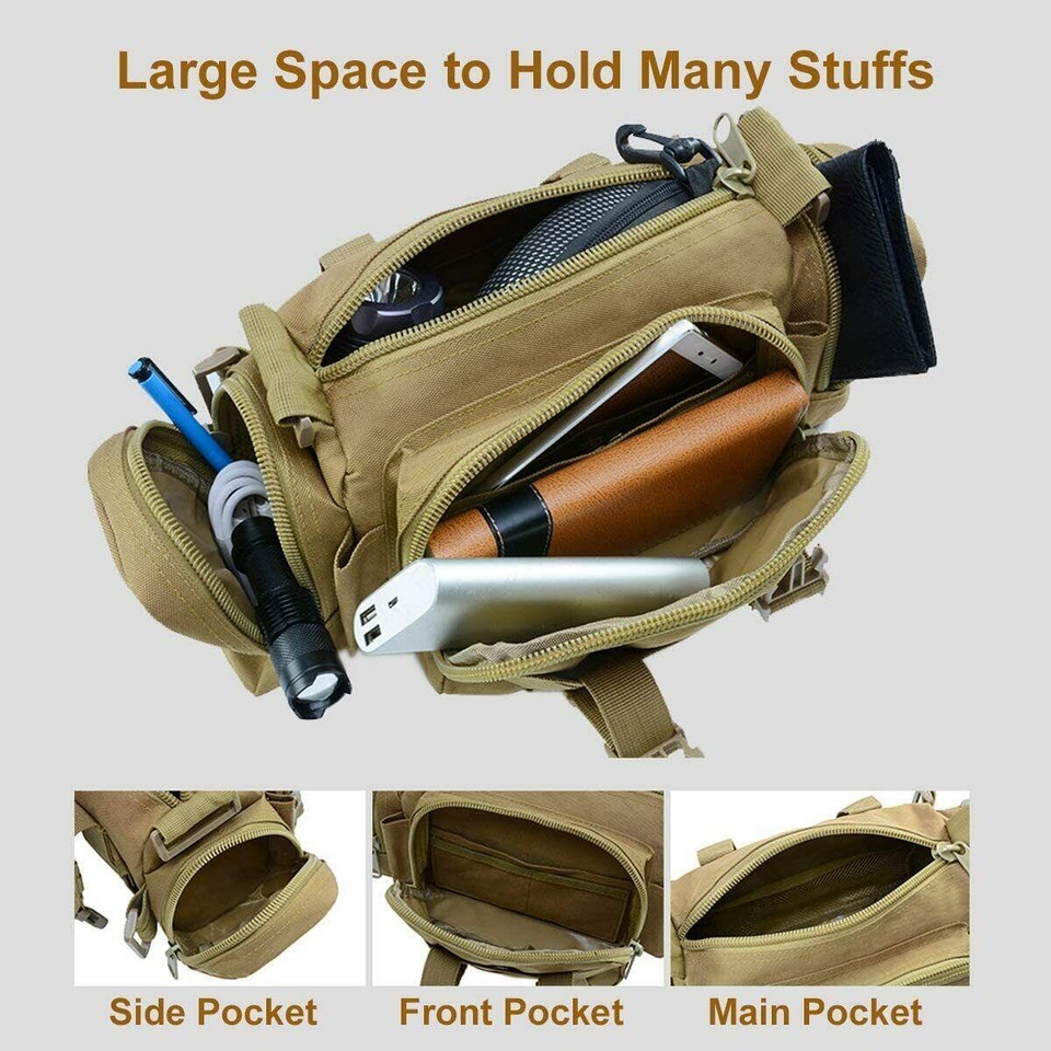 Small Duffle Bag Men Military Gym Bag Tactical Workout Bag Travel Carry ...