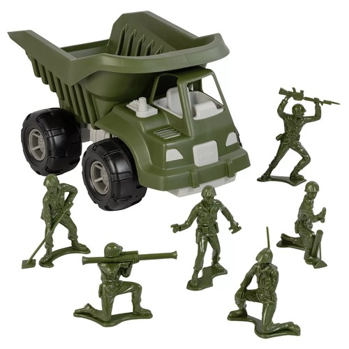 Marx Plastic Jumbo Army Men Big Military Dump Truck 1:12 Scale ...
