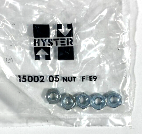 OEM Hyster 15002 Nut Lot Pack of 5 NOS Forklift Part 0015002 F E9 | eBay