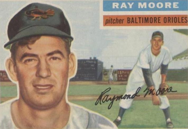 1956 Topps - Ray Moore #43 Gray Back for sale online | eBay