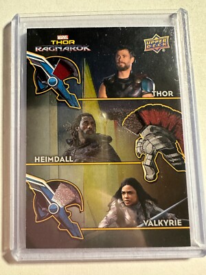 K86,951- 2018 Thor Ragnarok Armory Triple Relic #AT1 Thor/Heimdall ...