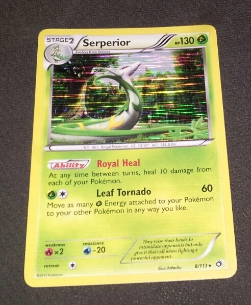 Shiny Serperior Card