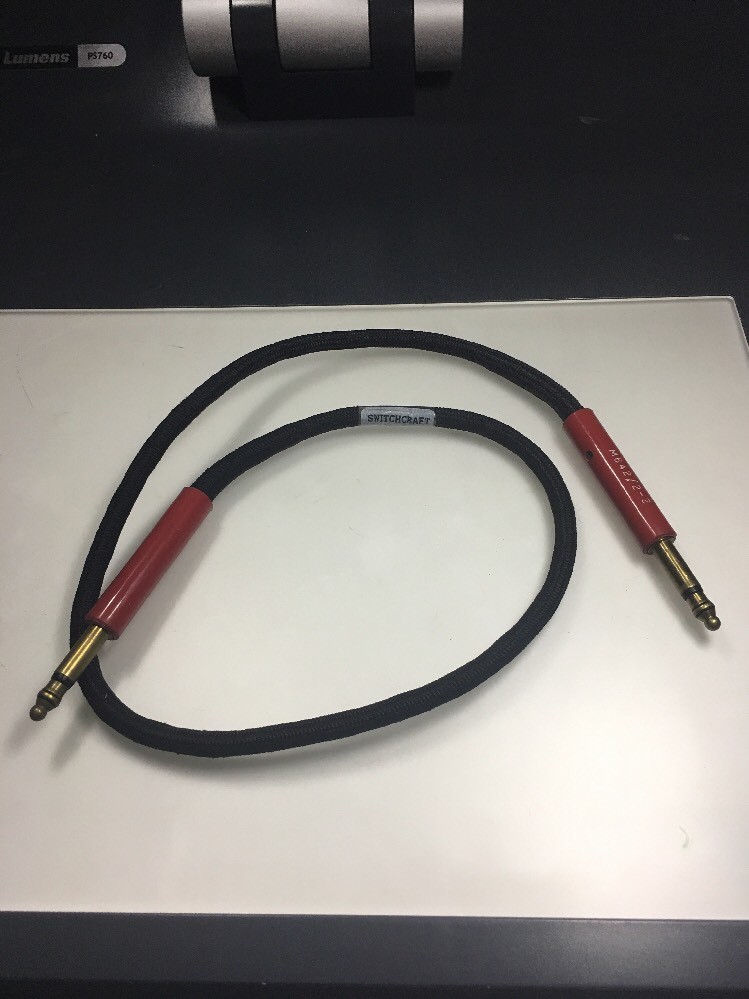 Switchcraft Cable 18QD18 2ft Patch Cord M642/2-2 ends, 3-Conductor | eBay