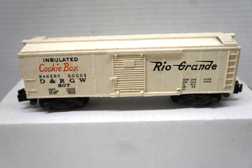 AMERICAN FLYER = = POST-WAR #807 WHITE RIO GRANDE BOX CAR. | eBay