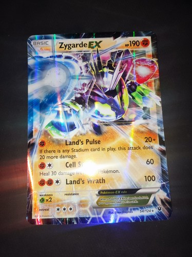 ZYGARDE EX HP190 XXL JUMBO RARE FOIL NEW 54/124 | eBay Australia