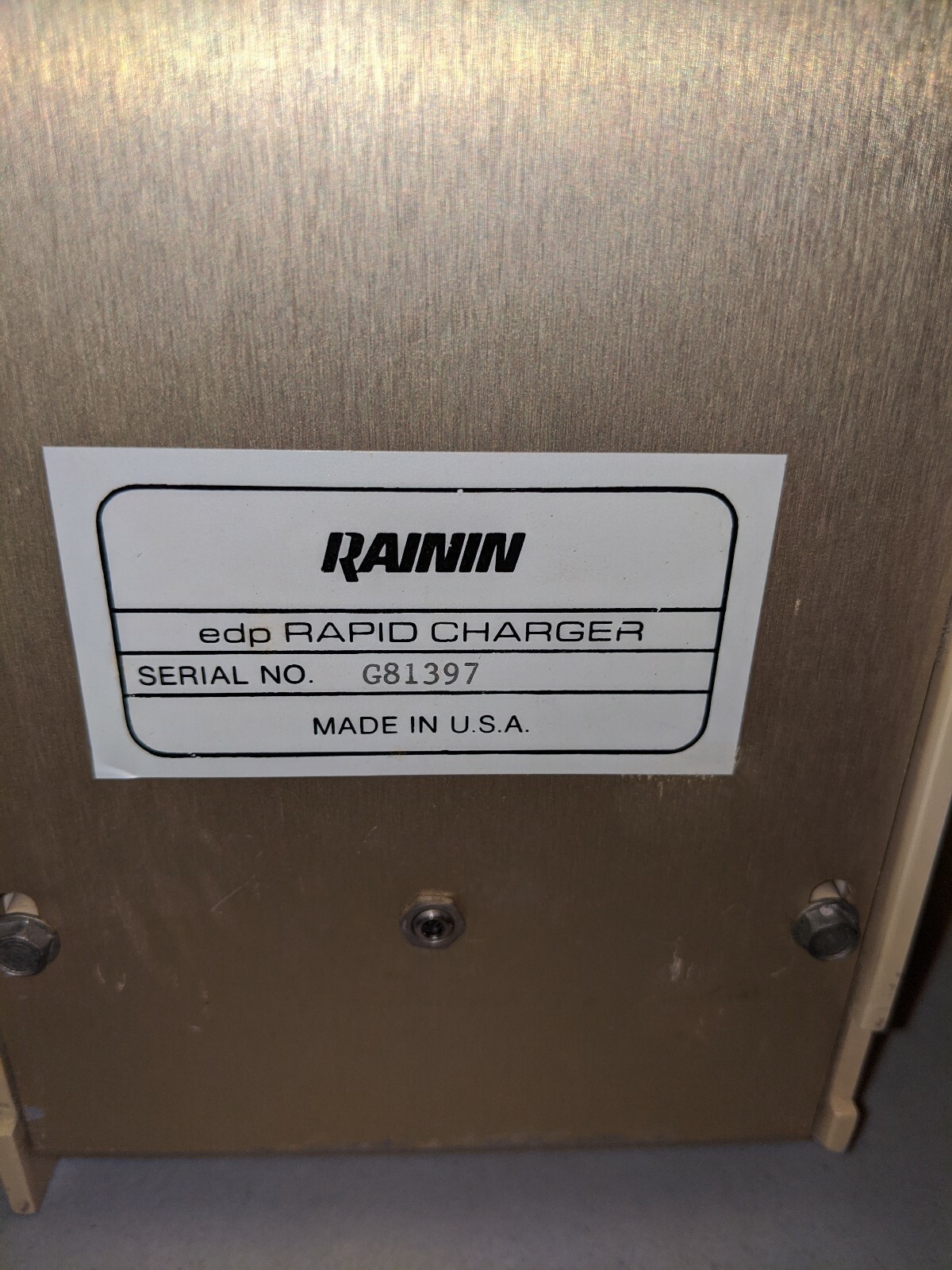 Rainin EDP Rapid Charger Stand Pipette Charger NO Power Adapter | eBay