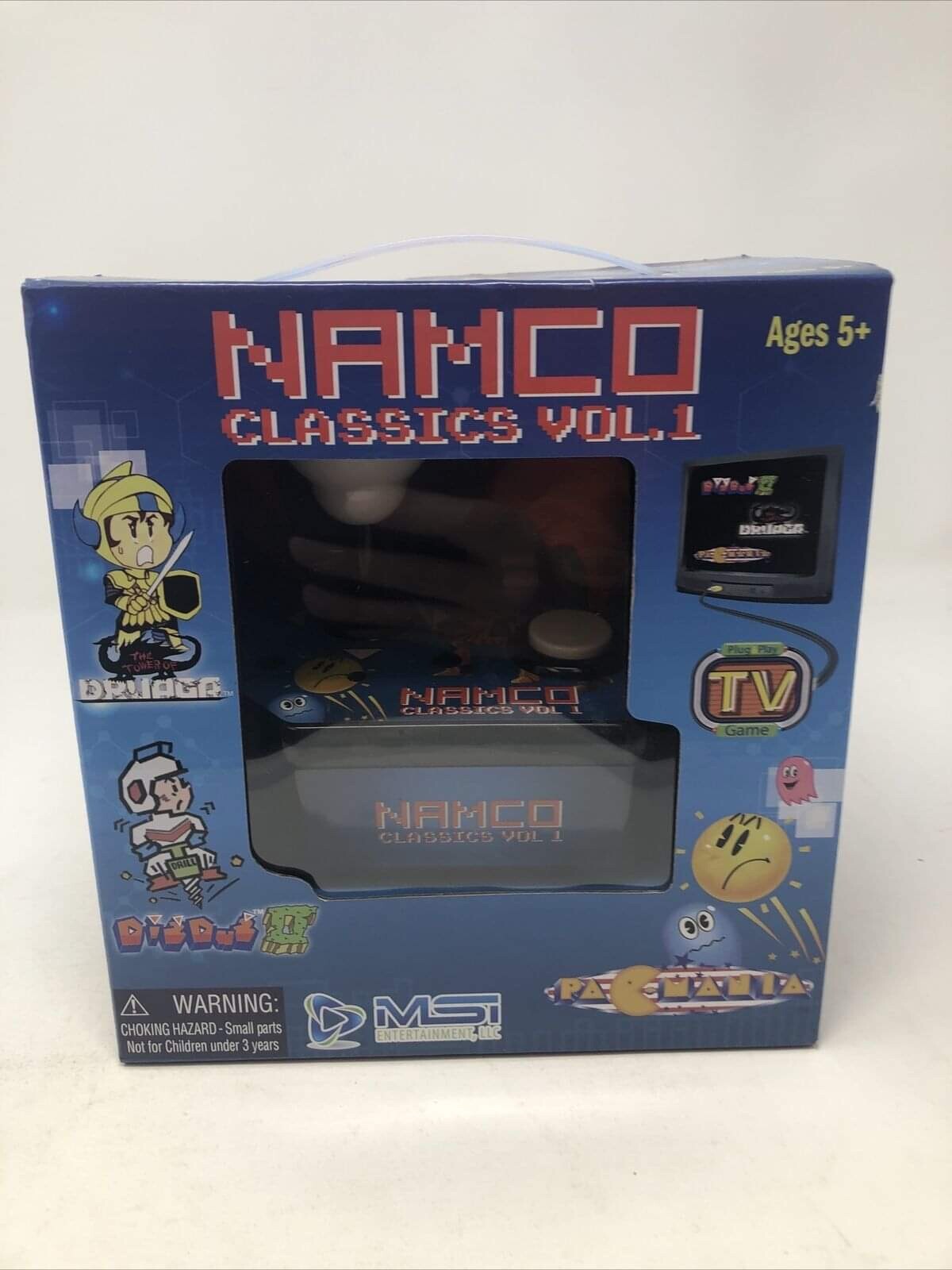(1) New Namco Plug & Play Classics BNIB Arcade 3 in 1 Pac-Man, Dig Dug ...