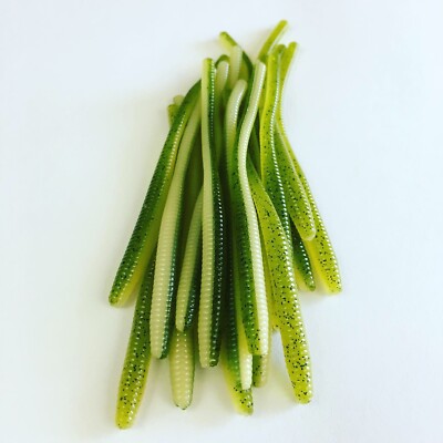 15 Pack 2.5 inch Trout Worms Bass Crappie Fishing Lure Tackle Floating ...