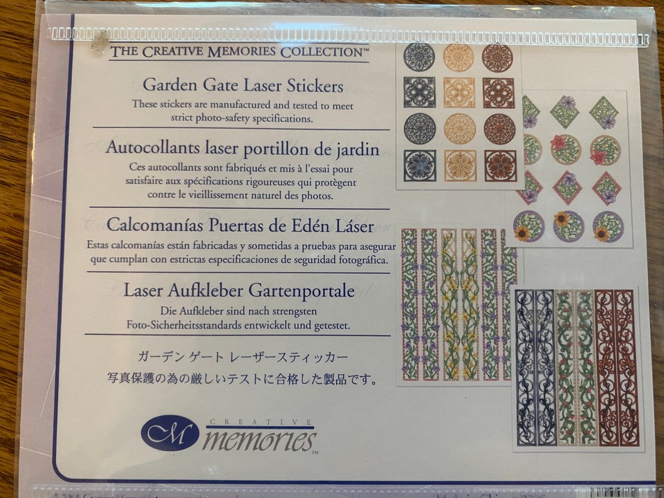 Creative Memories Sticker Pack Block Sheets VINTAGE Style YOU PICK | eBay
