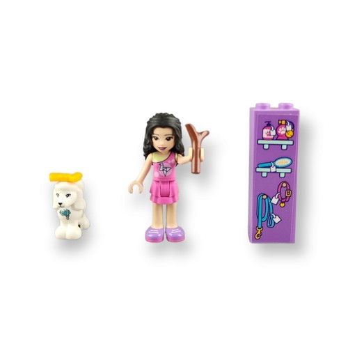 Lego Friends Minifigure Doggy Day Care 41691 Emma frnd357 & Poodle Dog ...