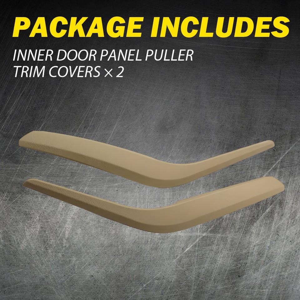 Beige Interior Left & Right Door Panel Puller Trim Covers For BMW X1 ...