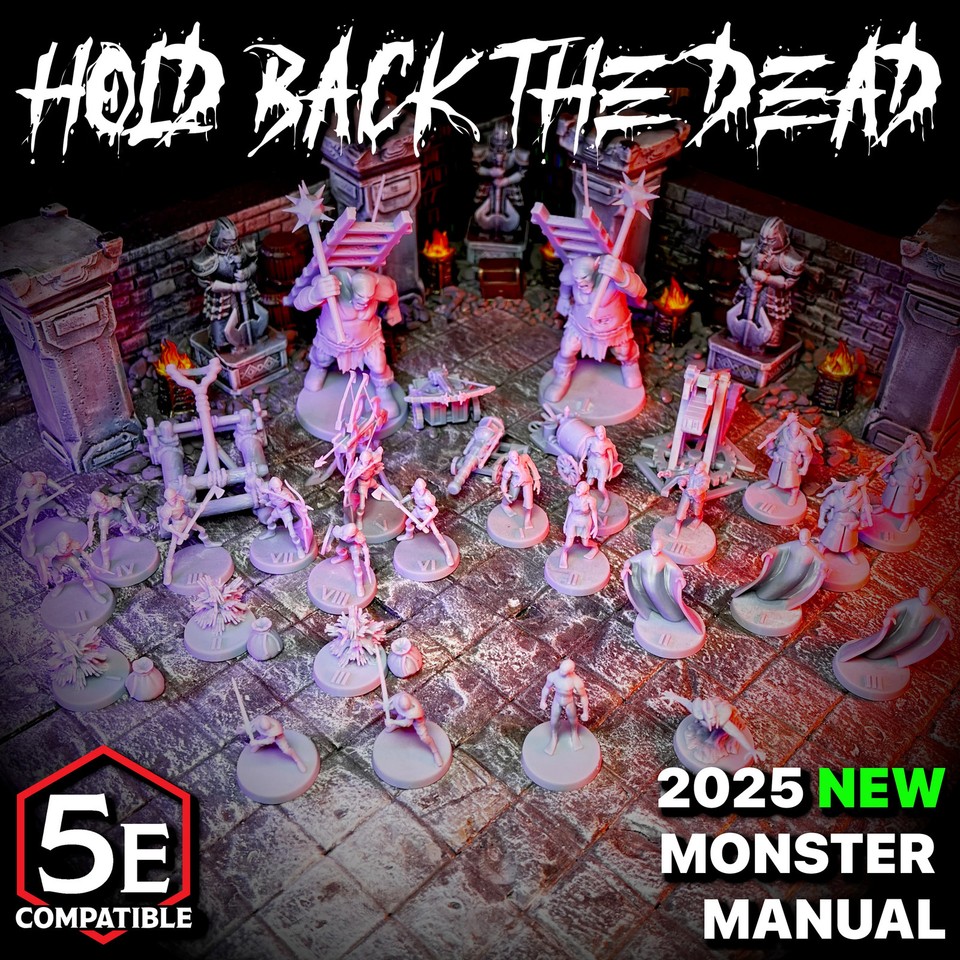 Hold Back The Dead - 30pc - COMPLETE ADVENTURE PACK - DnD TTRPG | eBay