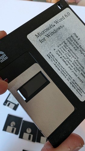 Microsoft Word 6.0 for Windows - Nine 3.5" floppy disk set 1993 | eBay