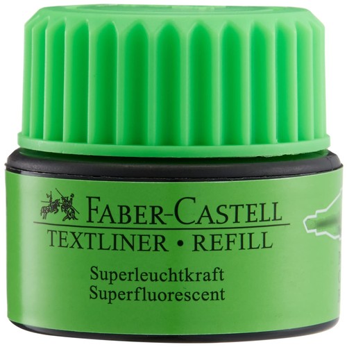 Faber-Castell TEXTLINER AUTOMATIC REFILL 1549 GREEN 48 Stück, 30 ml ...