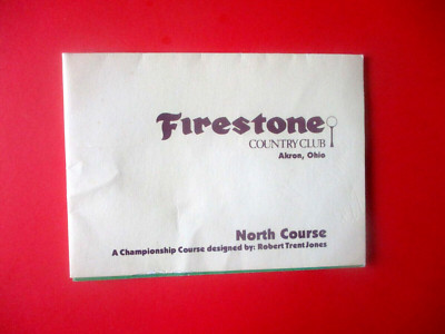 vtg - Golf Scorecard - FIRESTONE COUNTRY CLUB cc - North Course - Akron ...