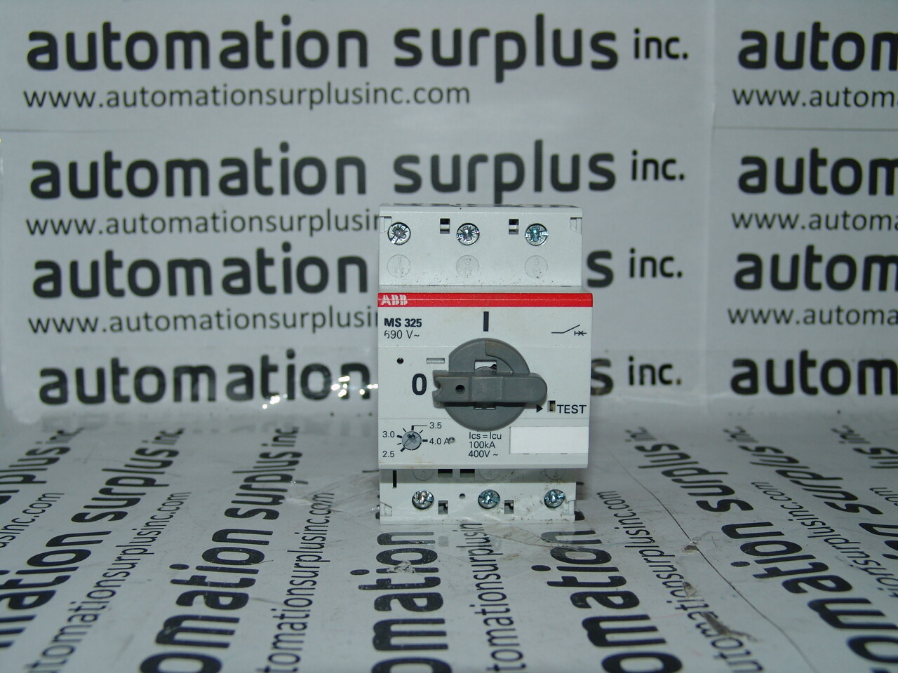 ABB MS325 690V 2.5-4A AC3 3PH 3HP MANUAL MOTOR STARTER WOW!! READ!! | eBay