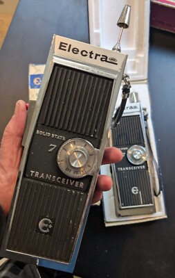Vintage Electra WT-700 CB Walkie Talkies In Boxes. Parts, Project or ...