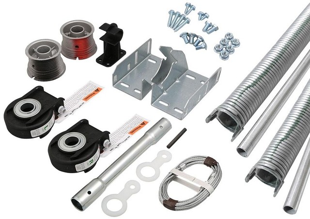 EZ Set Torsion Spring Conversion DIY Garage Door Kit 16 X 7 Ft 219 to ...