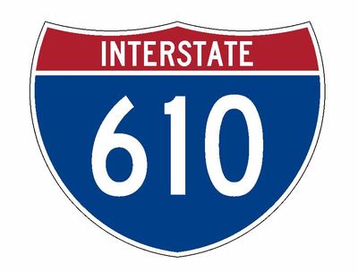 Interstate 610 Sticker R1987 Highway Sign Road Sign | eBay