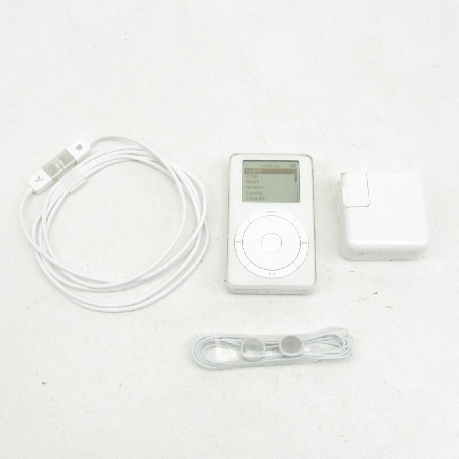 Apple iPod Classic 1st gen Vintage Scroll Wheel M8541 5GB M8513LL/A ...