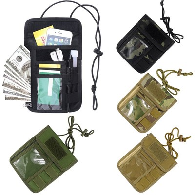 Molle Hunting ID Holder Tactical Pouch Organizer Chest Hanging Molle ...