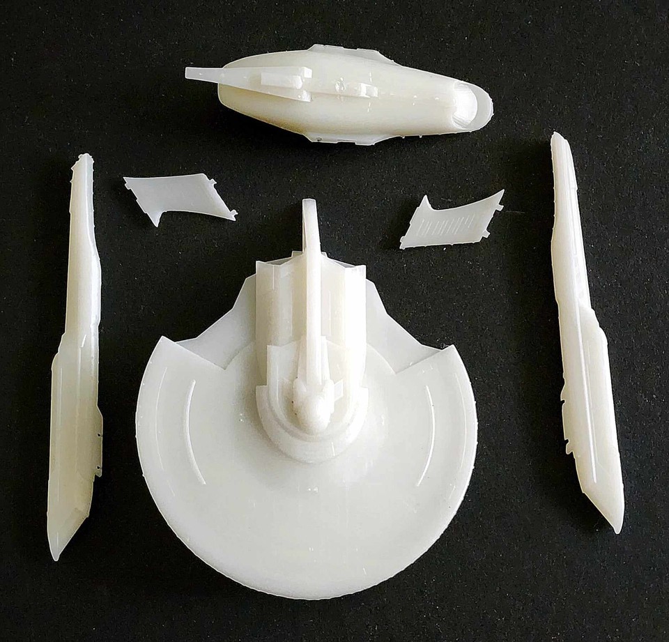 1/2500 scale Enterprise-G / Titan-A With Decals! Star Trek 3d print ...