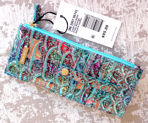 Brahmin Credit Card Wallet in Frisky Montego Purse Handbag Wristlet NWT ...