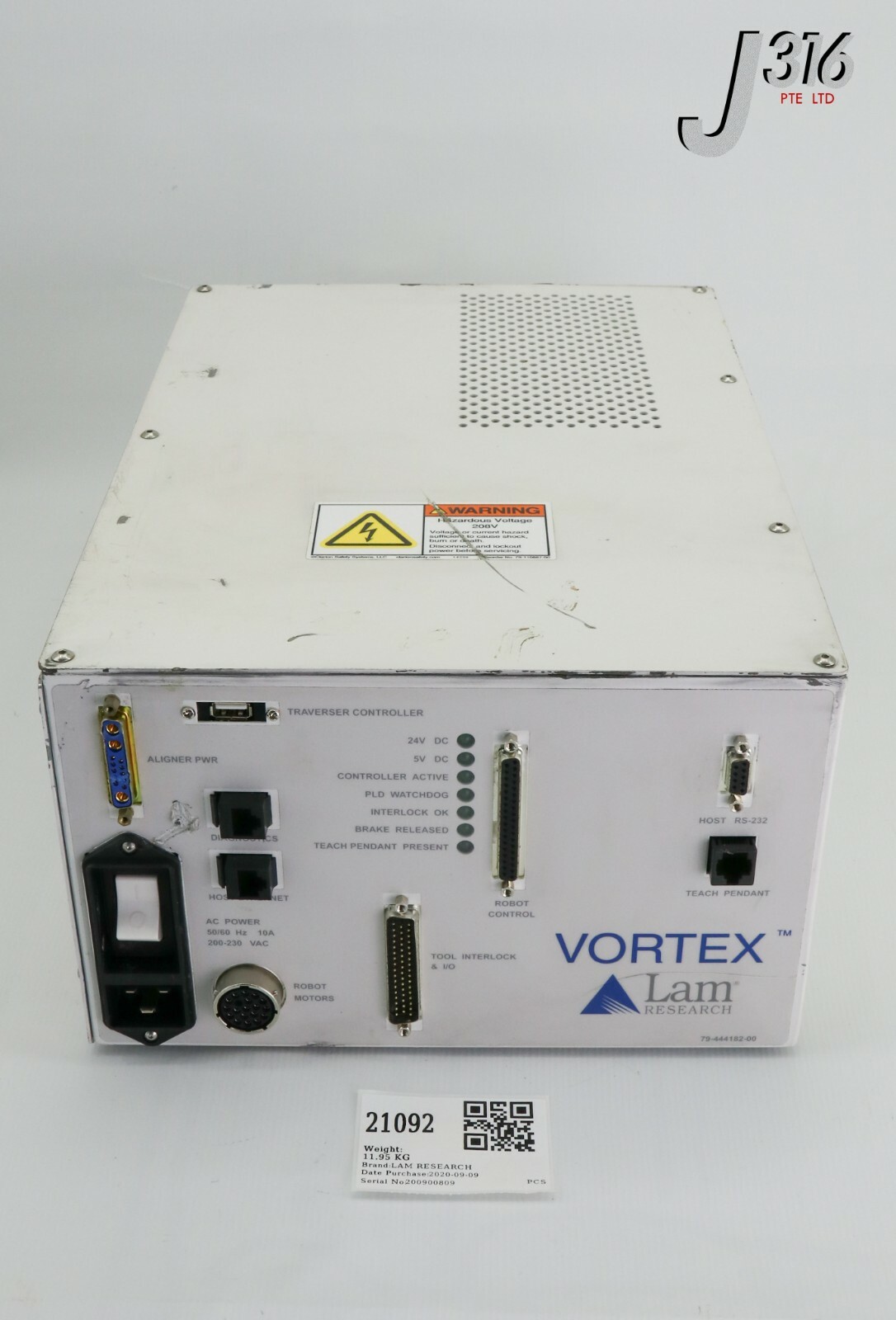 21092 Lam Research Vortex Robot Controller 79-444182-00 02-451436-00 ...