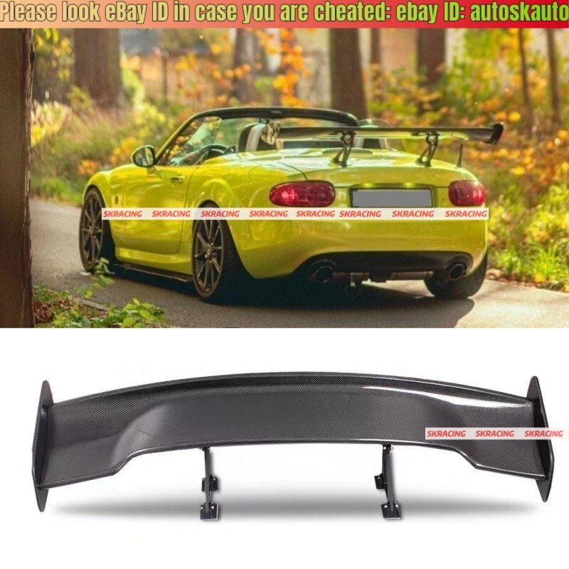 For Mazda MX5 MX-5 RX-7 RX-8 GT Style Real Carbon Fiber Trunk Rear ...
