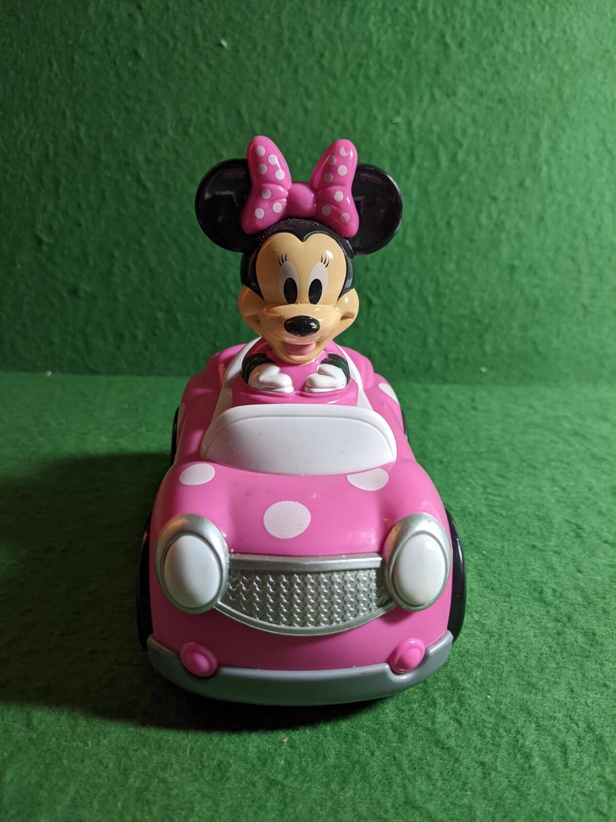Disney Minnie Mouse In Cute Push n' Go Pink Car, Push Minnie Down, Hap ...