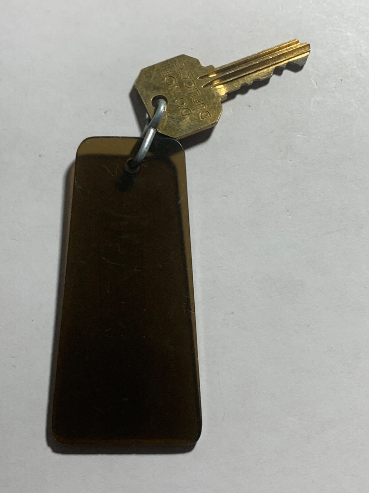 Vintage Hotel Motel Room Key Fob & Key #607 | eBay