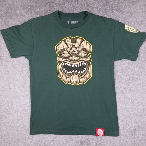 Farmers Market Hawaii Shirt Men M Green Tiki Graphic The Pineapple Clan ...
