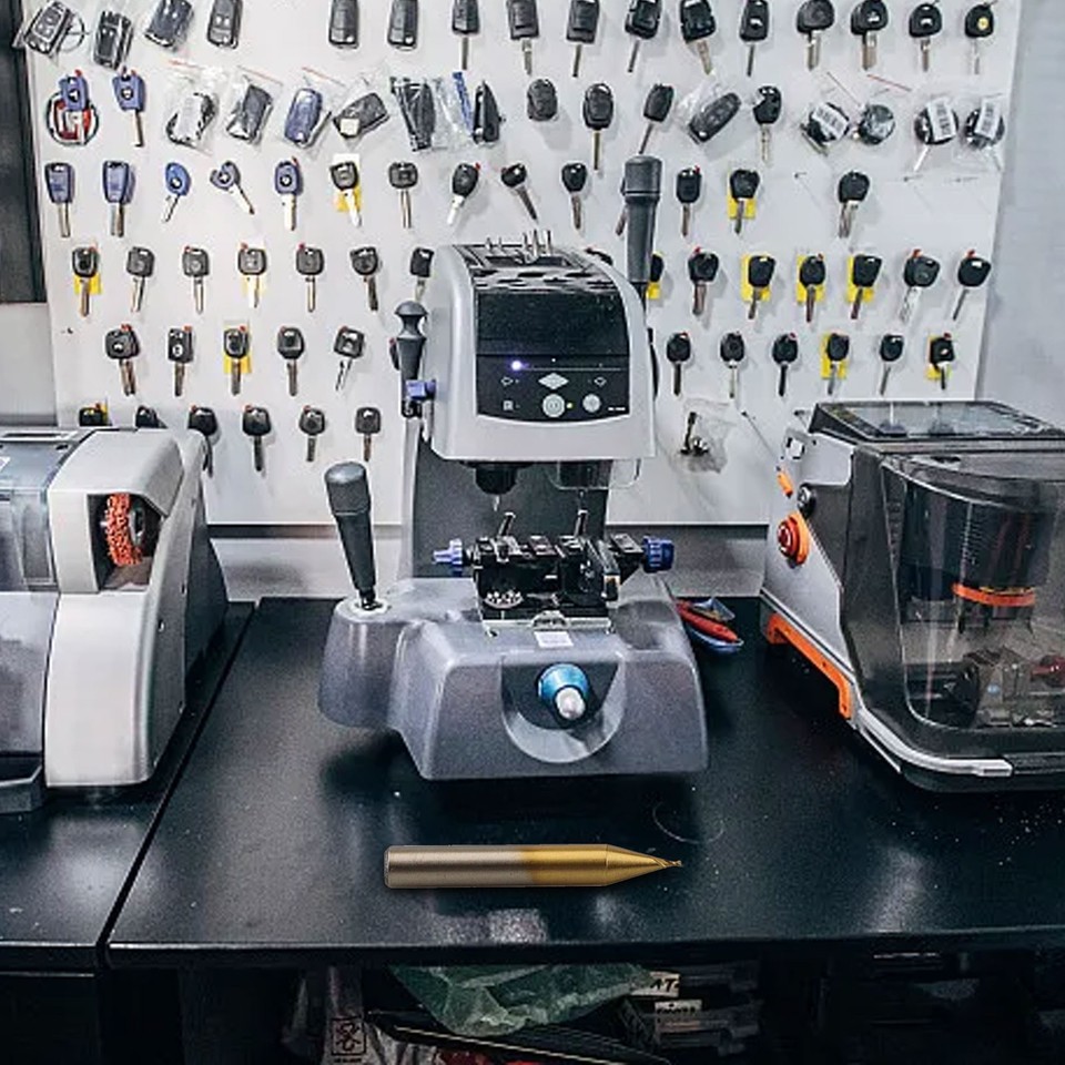 Efficient End Mill Cutter for Vertical Key Machine with 6mm Shank ...