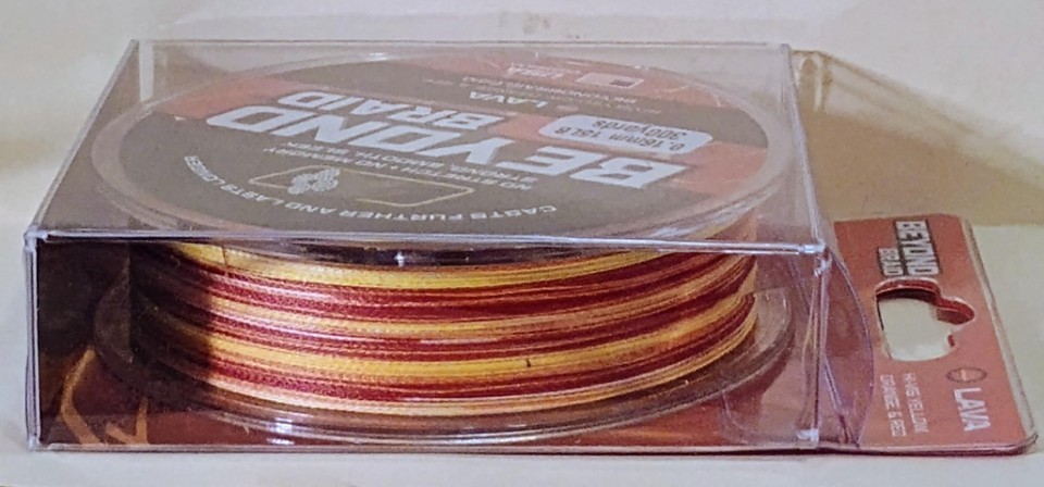 Beyond Braid Braided Fishing Line Lava Hi-Vis No Stretch 300 15lb 0 ...