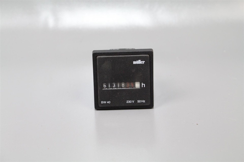 Muller BW 40 BW40.X8 Operating Hours Counter 230V/50Hz Used | eBay