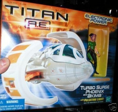 TITAN A.E. TURBO SURGE PHOENIX WITH AKIMA FIGURE BY Hasbro NEW Sealed ...