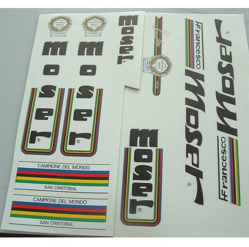 Moser decals for Italian vintage steel bike classic | eBay