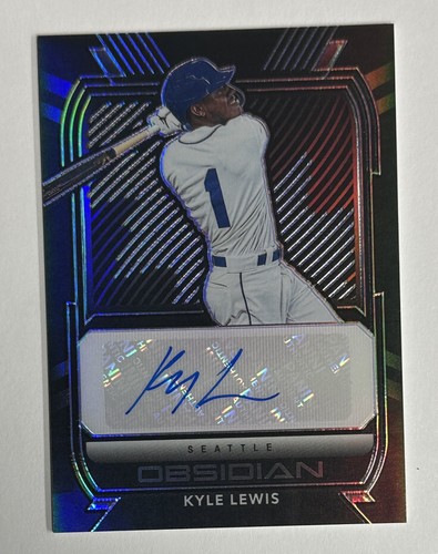 2021 Panini Obsidian Chronicles Kyle Lewis Auto 91/99 | eBay