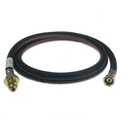 2 METRE LONG LPG HOSE POL X W20 PIGTAIL GAS PIPE 2M LP PROPANE BOTTLE ...