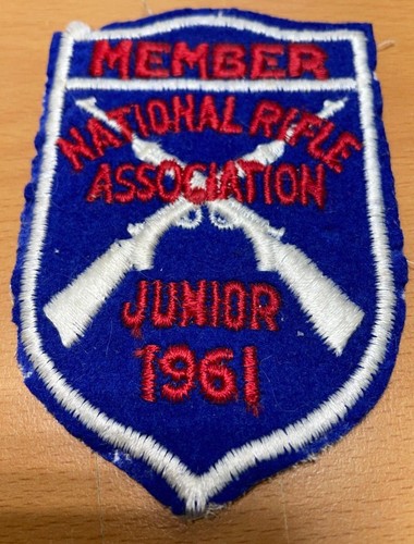 Vintage RARE Collectible NRA Patch Junior Member 1961 National Rifle ...