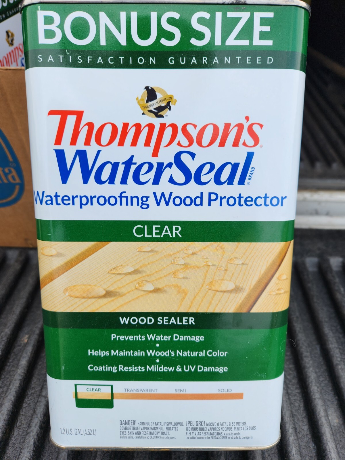 Thompsons Water Seal 5 Waterproofing Wood Protector Clear Seal 1 ...