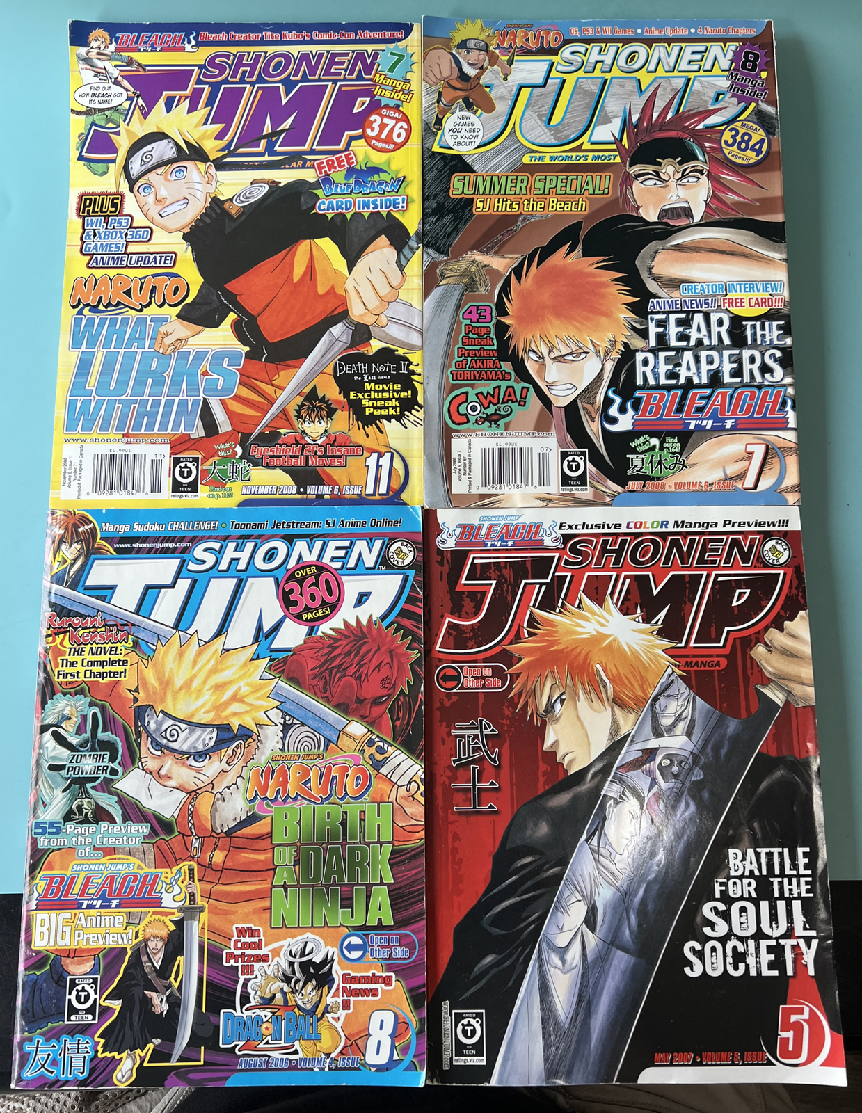 Shonen Jump Magazine Volume 4 & 5 & 6 Issue lot of 4 magazines | eBay